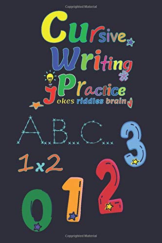 Buy Cursive Writing Practice Jokes Riddles Brain: learning cursive ...