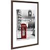 Scholar Tree Brown Picture Frame 12x16 (30x40cm) with Mount for 8.5x11 ...