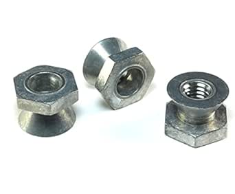 12pcs 3/8-16 Break-Away Nuts, Zamak5, Security Anti-Theft Fastners ...