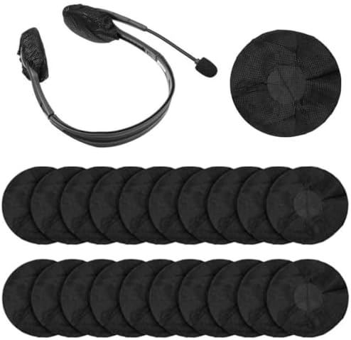 Amazon.com: 100pcs Black Disposable Headphone Covers, Stretchable Non ...