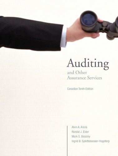 Auditing and Other Assurance Services, Canadian Tenth Edition (10th ...