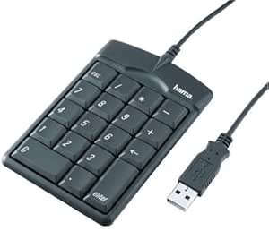 Hama Slimline USB Number Pad Keyboard : Amazon.co.uk: Computers ...