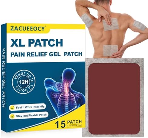 ZACUEEOCY Pain Relief Heat Patches, Ultra Strength Natural Adhesive ...