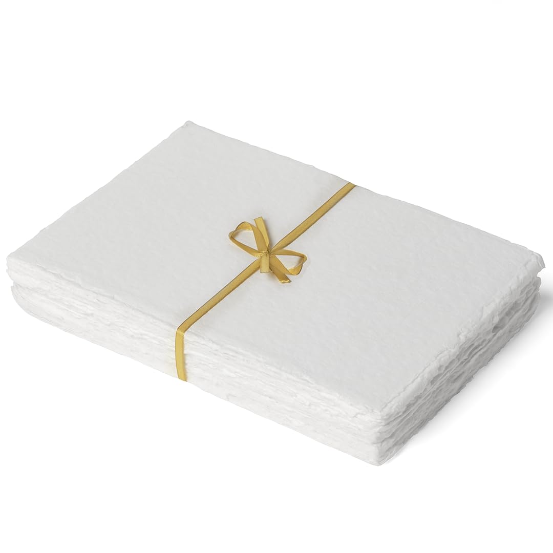 Amazon.com: 300 GSM White Watercolor Paper | 50 Sheets of Handmade ...