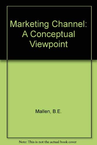 Amazon.com: The Marketing Channel. A conceptual viewpoint ...