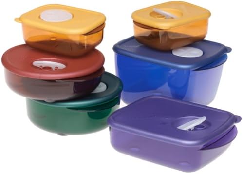 Amazon.com: Tupperware Rock'N Serve 6-Piece Set, Gemstone: Home & Kitchen