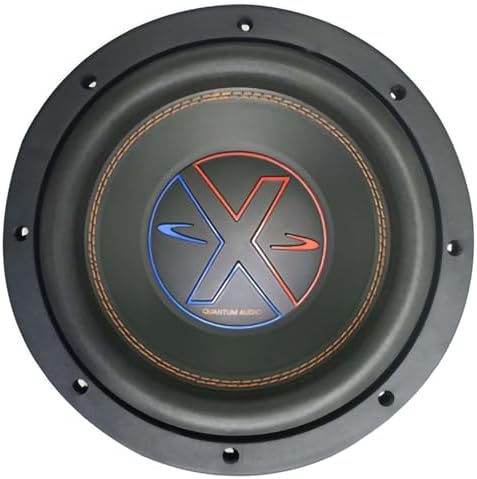 Amazon.com: Quantum Subwoofer X Series QWX400012D4 12 inch DVC 4OHM ...