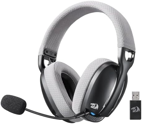 Headset Gamer Redragon Skuld Pro Preto com LED Azul H878BG | Amazon.com.br