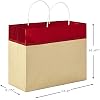 Amazon.com: Hallmark 5XGB2820 Stiff Handle Gift Bag Bundle, Red Gold ...