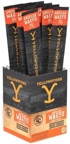 Amazon.com: Yellowstone by Cattleman's Cut American Wagyu Beef Sticks ...