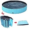 Dog Pool Foldable Paddling Pool for Dog Cats and Kids,Sturdy Pet ...