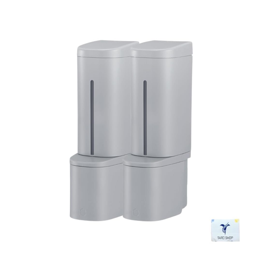 Amazon｜リッチェル Richell ホバー マグネット泡ディスペンサー 500 グレー 同色 2個 セット ｜ 泡 マグネット シャンプー 磁石 壁 ポンプ 詰め替え 容器 ボトル 浴室 ...