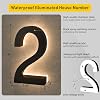 Amazon.com: MIDIT 6 Inch Backlit LED House Numbers, Waterproof ...
