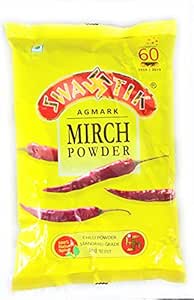 Swastik Red Chilli Powder 500g Pack of (2) : Amazon.in: Grocery ...