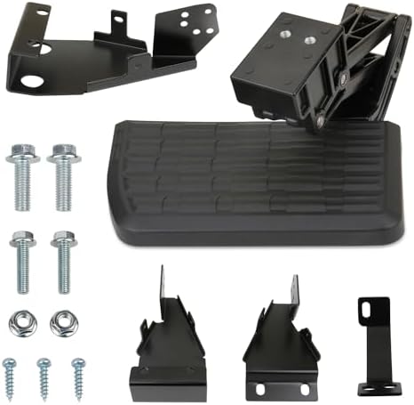 Amazon.com: FEXON Rear Bed Step Retractable Bumper Step Compatible with ...