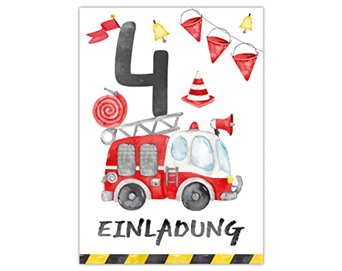Einladung Kindergeburtstag Feuerwehr Ausdrucken Kostenlos