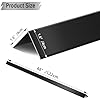 Amazon.com : Aluminum Alloy Black Corner Guards 19Ga Thickness Wall Corner Protectors for Walls ...