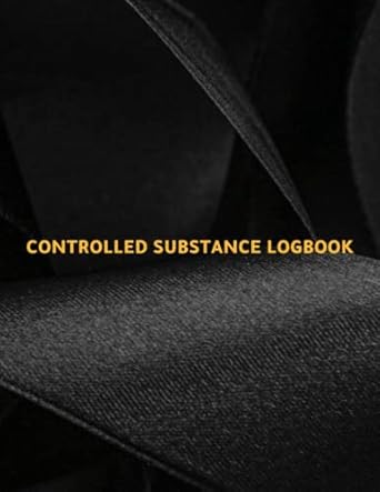 Controlled Substance Logbook: Controlled Drug Record Book, List of ...