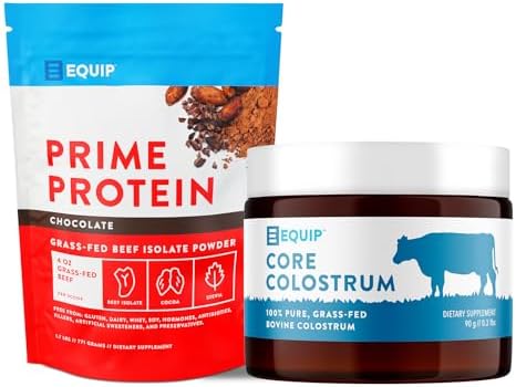 Amazon.com: Equip Foods Prime Protein Powder Chocolate & Core Colostrum ...
