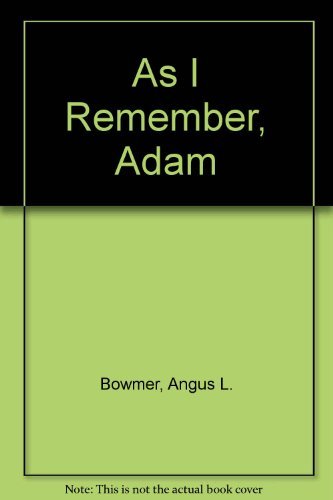 As I Remember, Adam | Amazon.com.br