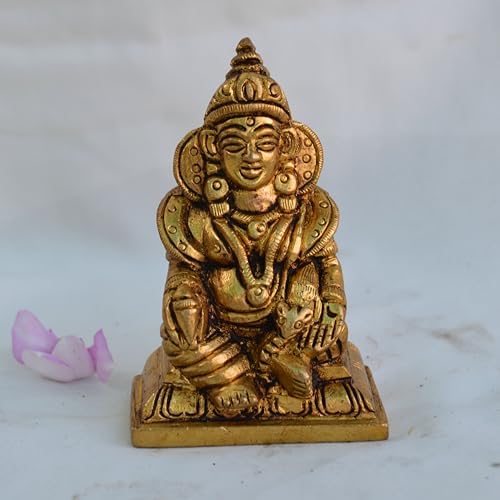 Amazon.com: craftslook Brass Kuber Statue 3.25" inch – Hindu God of ...