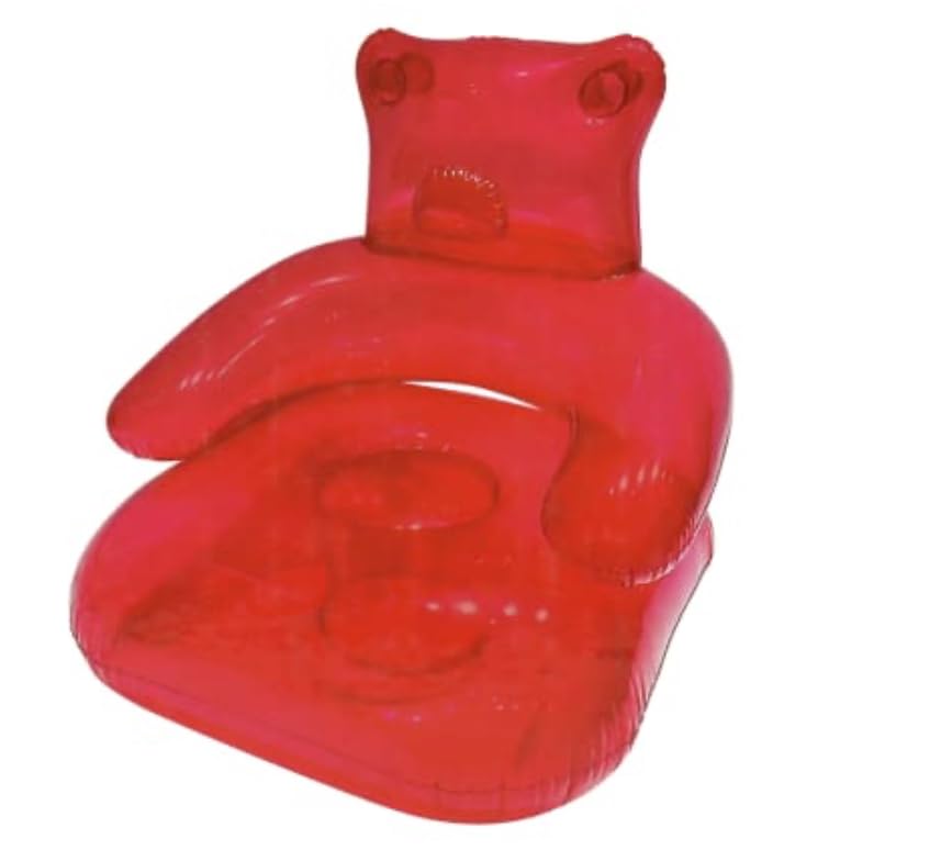 Amazon.com: Room2Room Inflatable Gummy Bear Chair 28" Transparent Clear ...