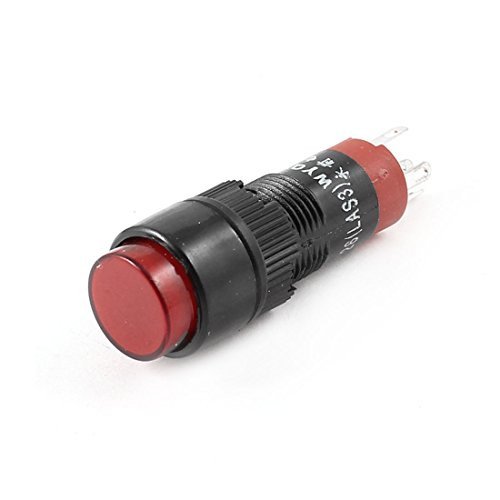 Alcoa PrimeAC 110-380V Locking SPDT Red Round Head Push Button ...