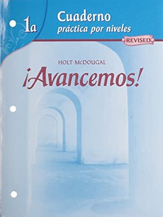 Buy Avancemos Level 1a Cuaderno Practica Por Niveles Book Online at Low ...