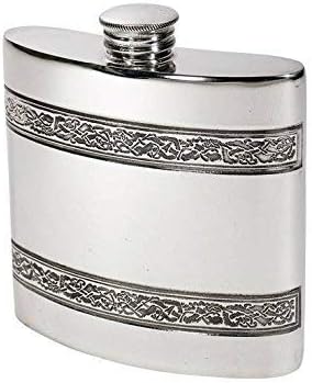 Amazon.com | Wentworth Pewter - Celtic Bands Pewter Kidney Flask, Hip ...