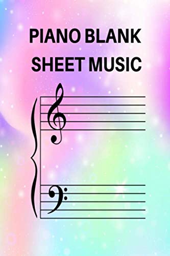 Piano Blank Sheet Music For Kids: Blank Sheet Music Glossy Notebook For ...