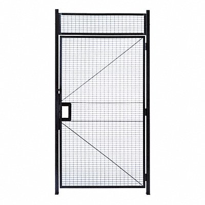 WireCrafters HD378 840 Specs Hinge Door Woven Wire Partition, Gray ...