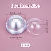 Amazon.com: OLYCRAFT 24Pcs Half Ball Dome 3.1 Inch Clear Plastic Domes ...