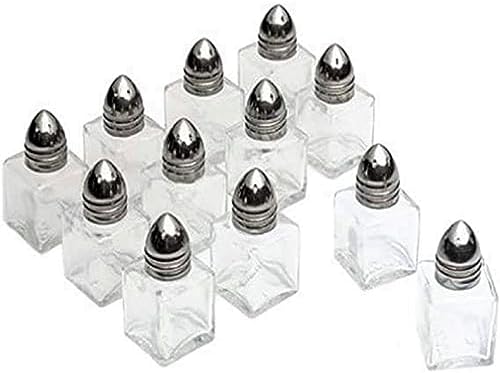 Amazon.com: Srenta Small Salt and Pepper Shakers, Pack of 24 Bulk Salt and Pepper Shakers with ...