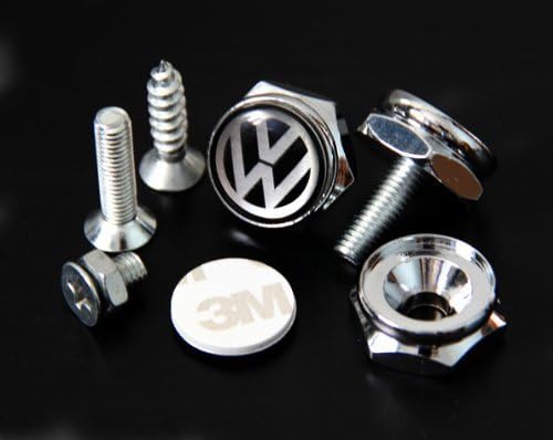 Amazon.com: VW Volkswagen License Plate Frame Bolts Screws : Automotive