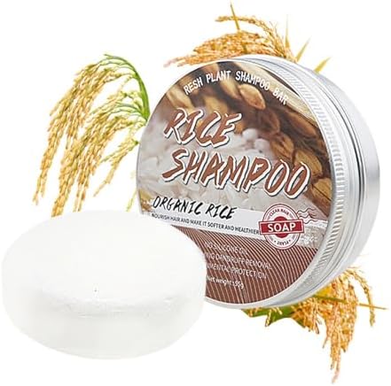 Amazon.com: Rice Water Shampoo Bar, Organic Rice Water Solid Shampoo ...