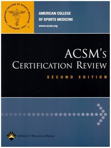 ACSM's Certification Review: 9780781745925: Medicine & Health Science ...