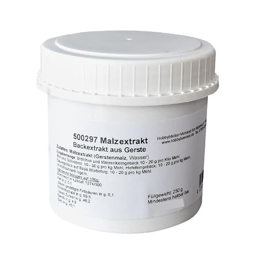 Hobbybäcker - Flüssigmalz inaktiv (250 g) - Malzextrakt aus Gerste ist ...
