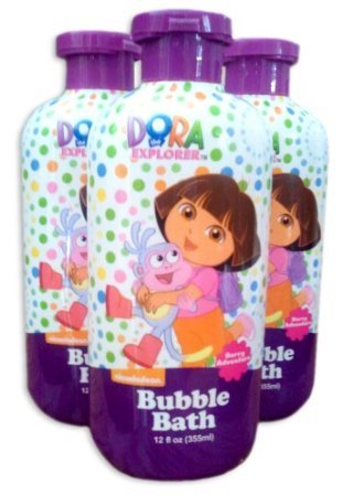 Amazon.com: Dora the Explorer Bubble Bath - Berry Adventure3-Pack ...