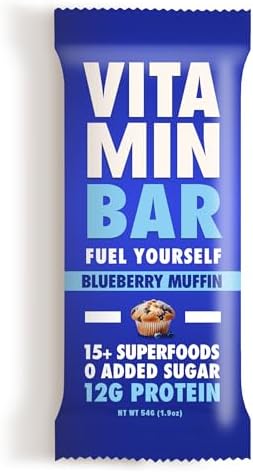 Amazon.com : VITAMINBAR Nutrition Bar - Energy Bar - Vitamin Infused ...