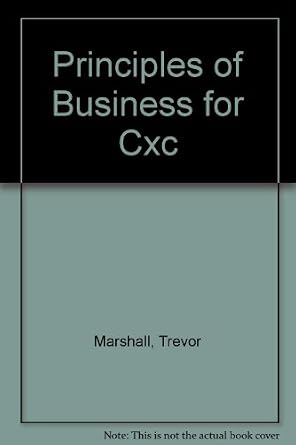 Principles of Business for CXC: Trevor Marshall: 9780175664238: Amazon ...