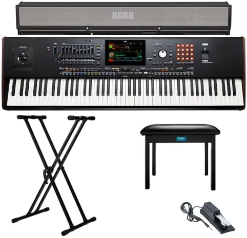 Amazon.com: Korg 88-Key Pa5X Professional Arranger Bundle with Korg ...