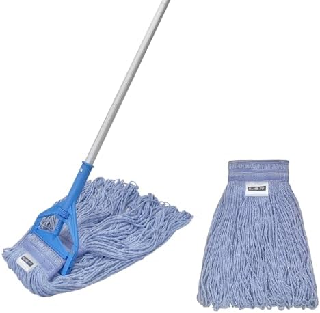 Amazon.com: Heavy Duty Commercial Mop for Floor Cleaning, Looped-End ...