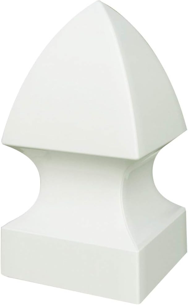 Outdoor Essentials Vinyl Gothic Fence Post Cap (White), 5 in. x 5 in ...