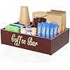 Amazon.com: Coffee Station Organizer for Countertop, Wooden Coffee Bar ...