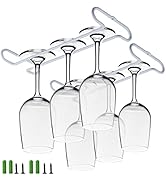Amazon.com: eastbao 10 Inch Wine Glass Rack Under Cabinet Shelf ...