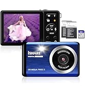 Amazon.com : ISHARE 4K Digital Camera with WiFi, Autofocus, 3" Screen ...