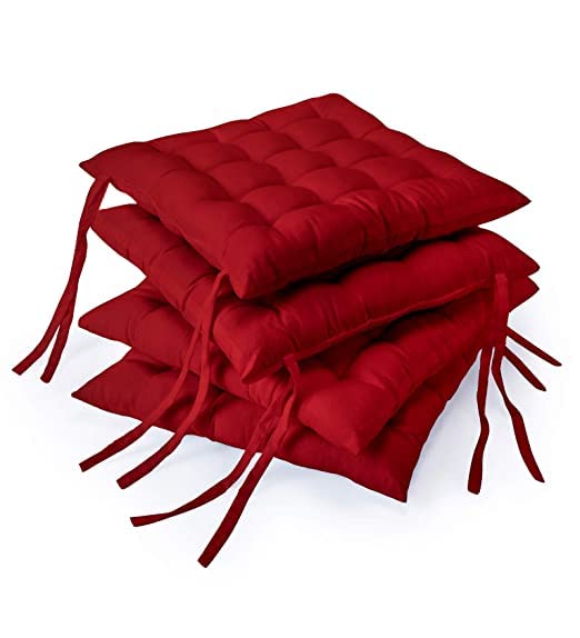 Buy Akarshak Chair Cushions 40x40 cm - Dyed Canvas Square Seat Cushions ...