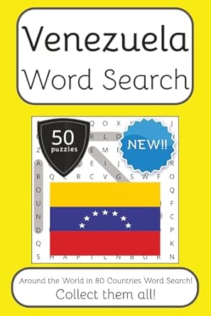 Venezuela Word Search Book: Words Search With Easy To Read Print about ...
