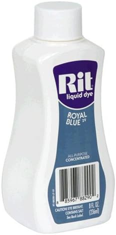 Rit Liquid Dye, Royal Blue 29, 8-Ounce Bottles (Pack of 3) (Pack of 3 ...
