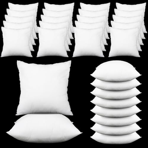 Amazon.com: Soaoo Set of 30 Fluffy Throw Pillows Insert Bulk 18 x 18 ...